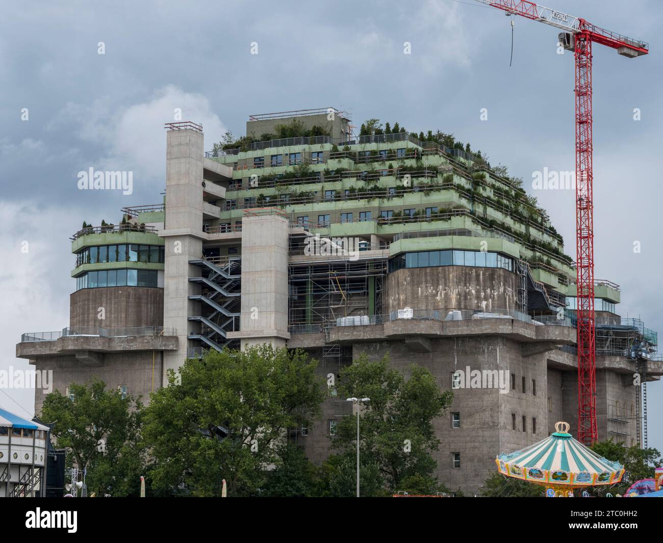 Feldstrasse bunker flakturm iv hi-res stock photography and images - Alamy