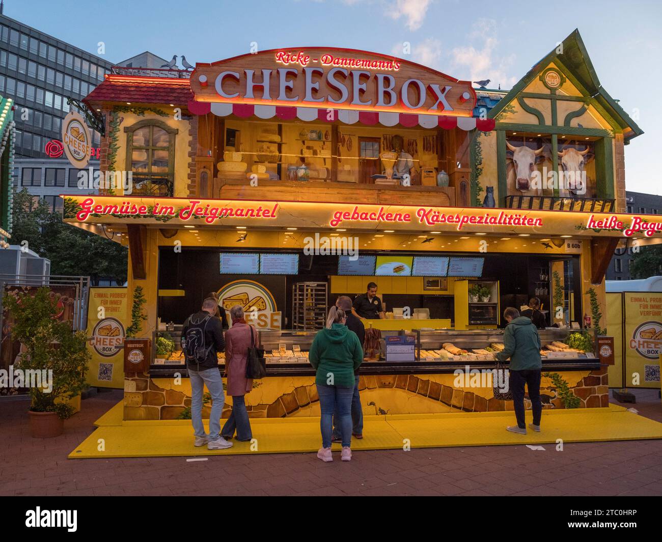The Cheesebox fairground stall in Heiligengeistfeld, ("Holy Ghost Field ...
