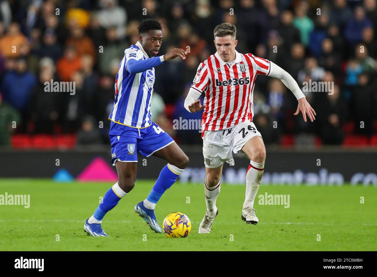 Stoke On Trent, UK. 09th Dec, 2023. Sheffield Wednesday forward Anthony ...