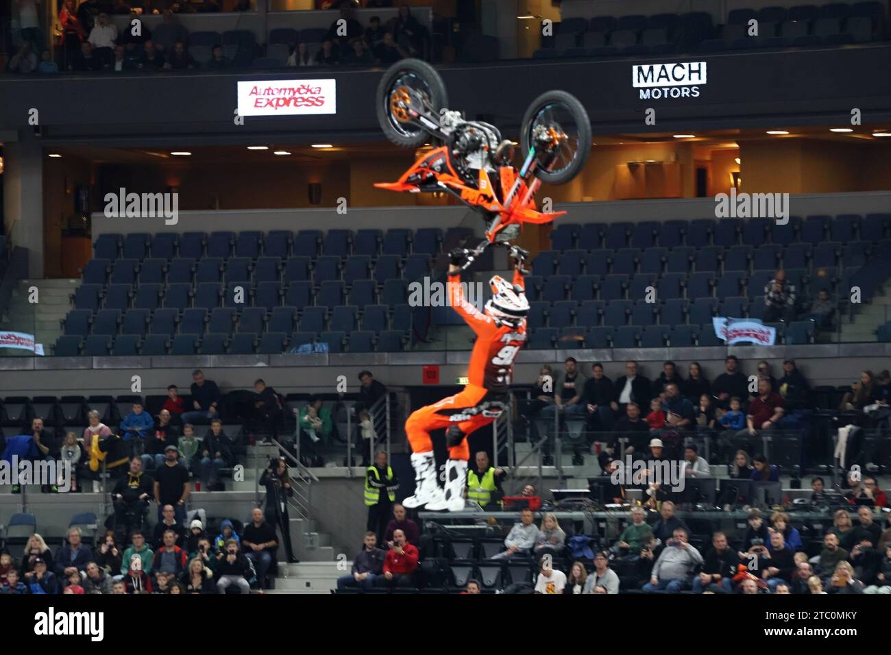 Stars from all over the world are performing their masterpieces during the freestyle motocross ...