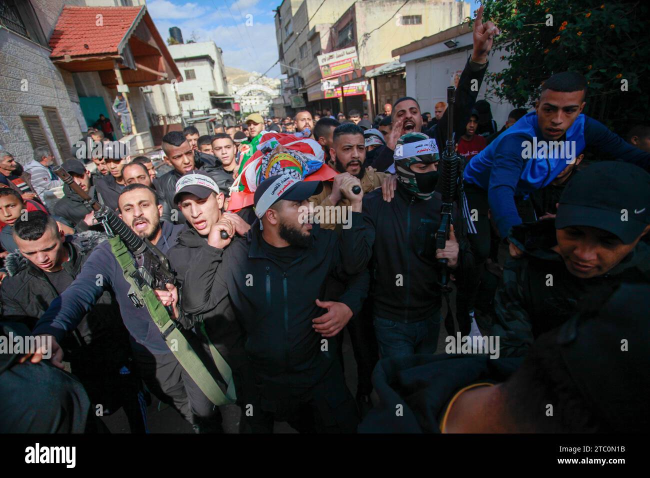 Nablus, Palestine. 09th Dec, 2023. (EDITOR'S NOTE: Image depicts death ...