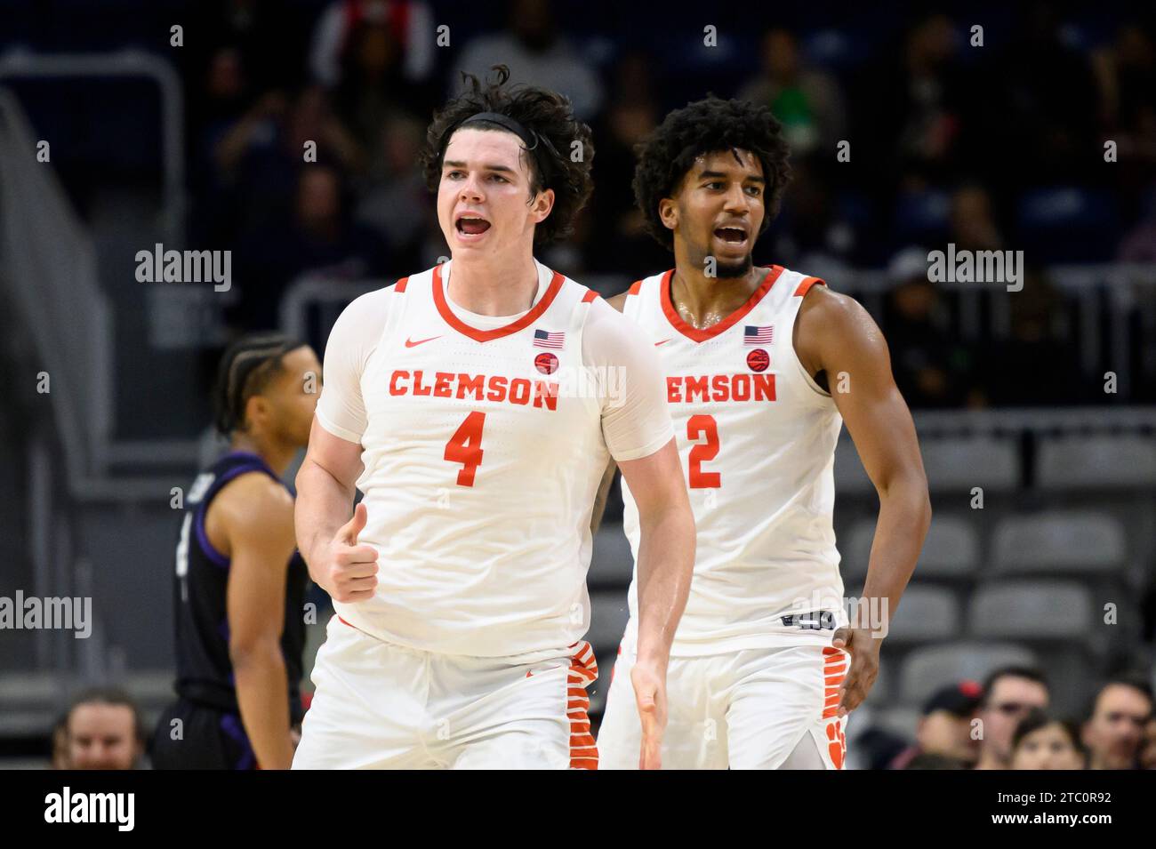 Toronto, Canada. 09th Dec, 2023. Clemson forward Ian Schieffelin (4 ...