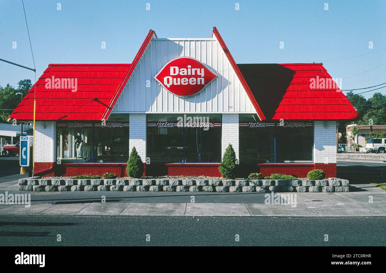 Dairy Queen fast food restaurant, Lewiston, Idaho, USA, John Margolies ...