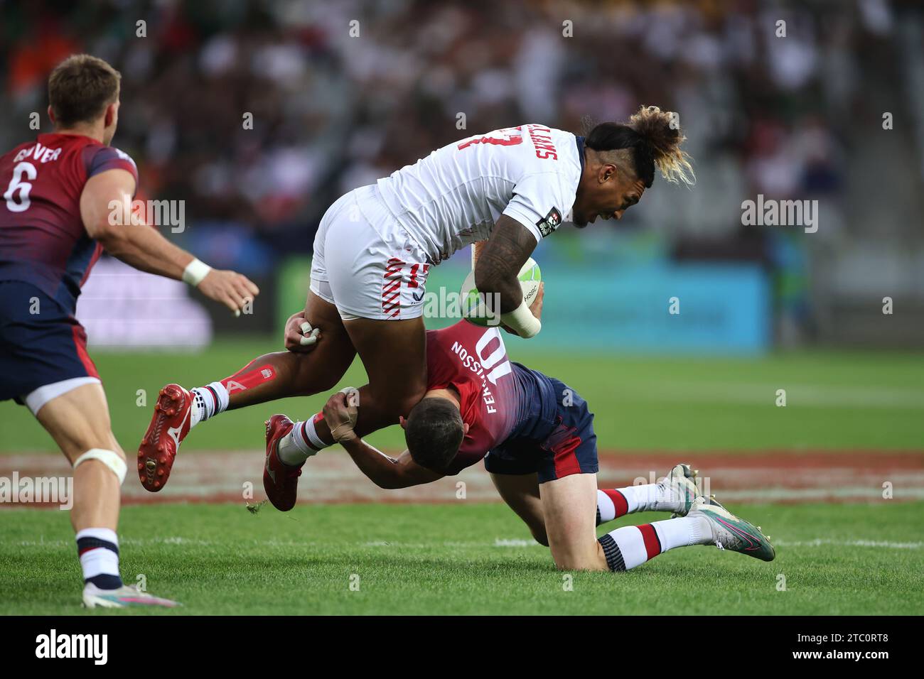 CAPE TOWN, SOUTH AFRICA - 09 DECEMBER 2023: Lance Williams of USA is ...