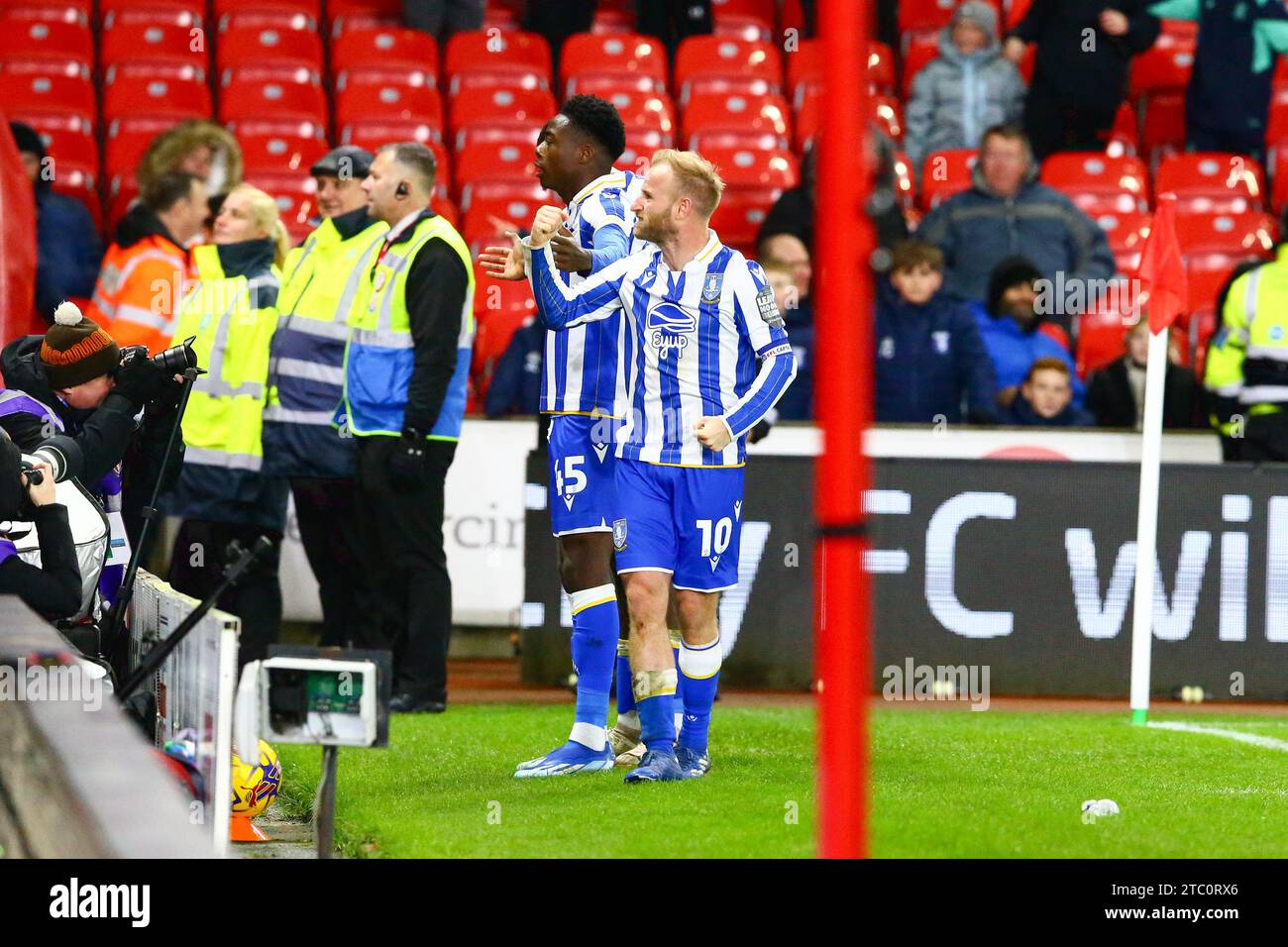 bet365 Stadium, Stoke, England - 9th December 2023 Anthony Musaba (45 ...