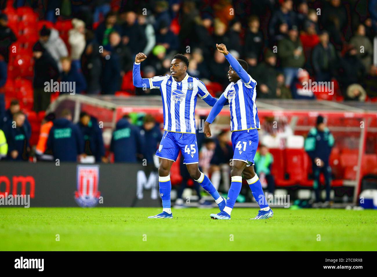 bet365 Stadium, Stoke, England - 9th December 2023 Goalscorer Anthony ...