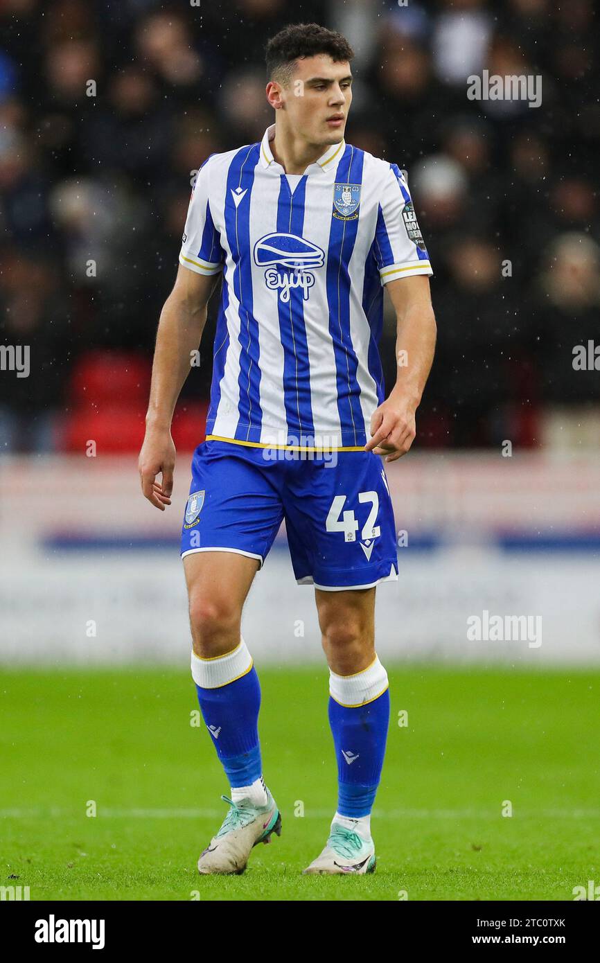 Stoke On Trent, UK. 09th Dec, 2023. Sheffield Wednesday forward Bailey ...