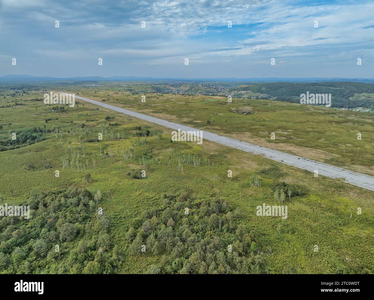 Nature Overtaking Zeljava Airfield Stock Photo - Alamy