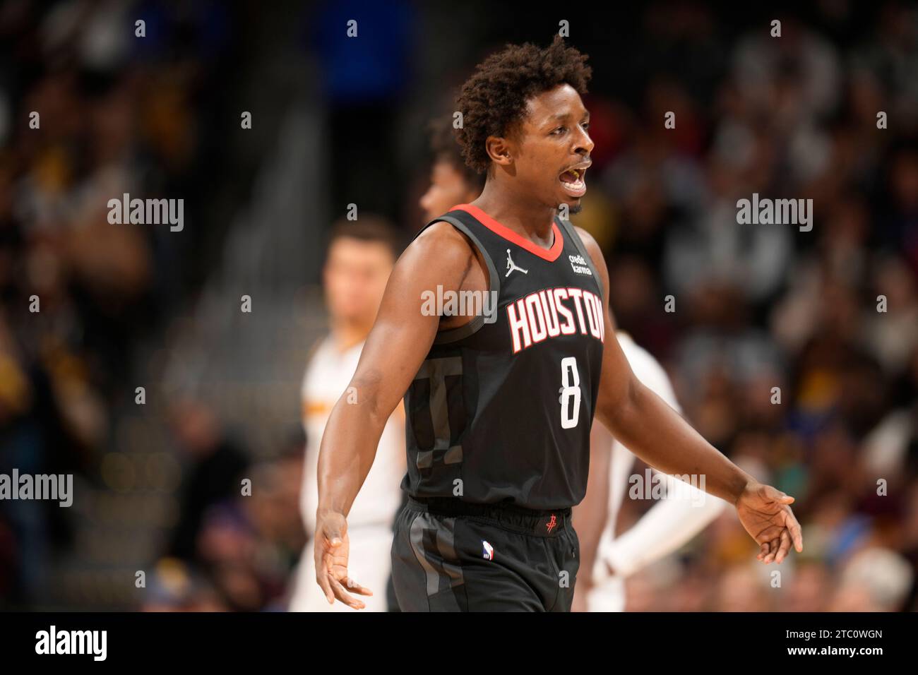 Houston Rockets forward Jae'Sean Tate (8) in the first half of an NBA ...