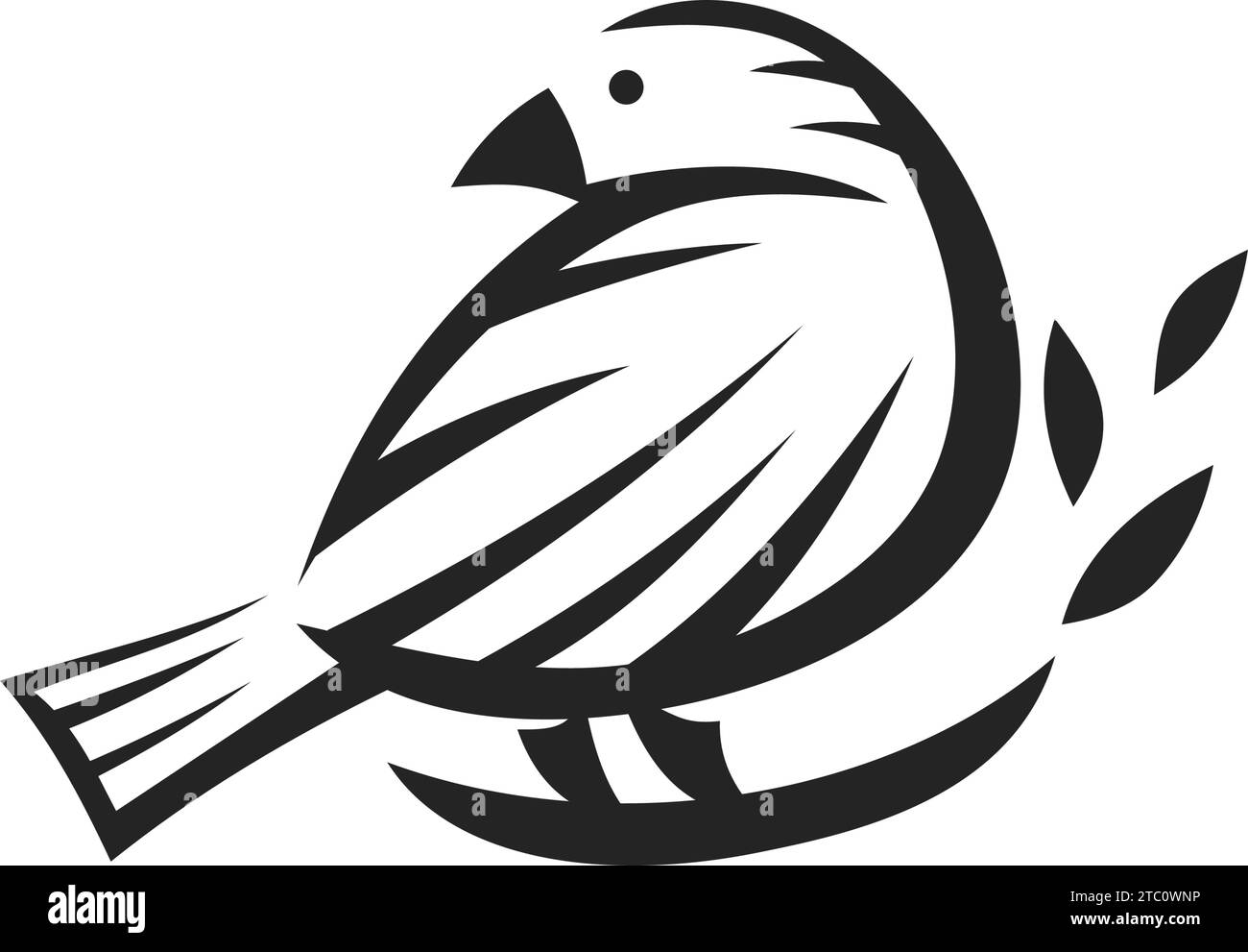 Canary Bird Logo template Isolated. Brand Identity. Icon Abstract Vector graphic Stock Vector ...