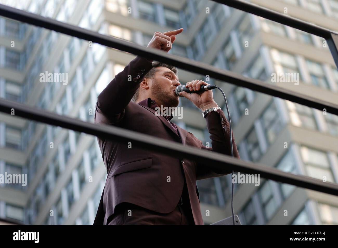 New York, USA, December 09, 2023 - Singer Michael Buble along with ...