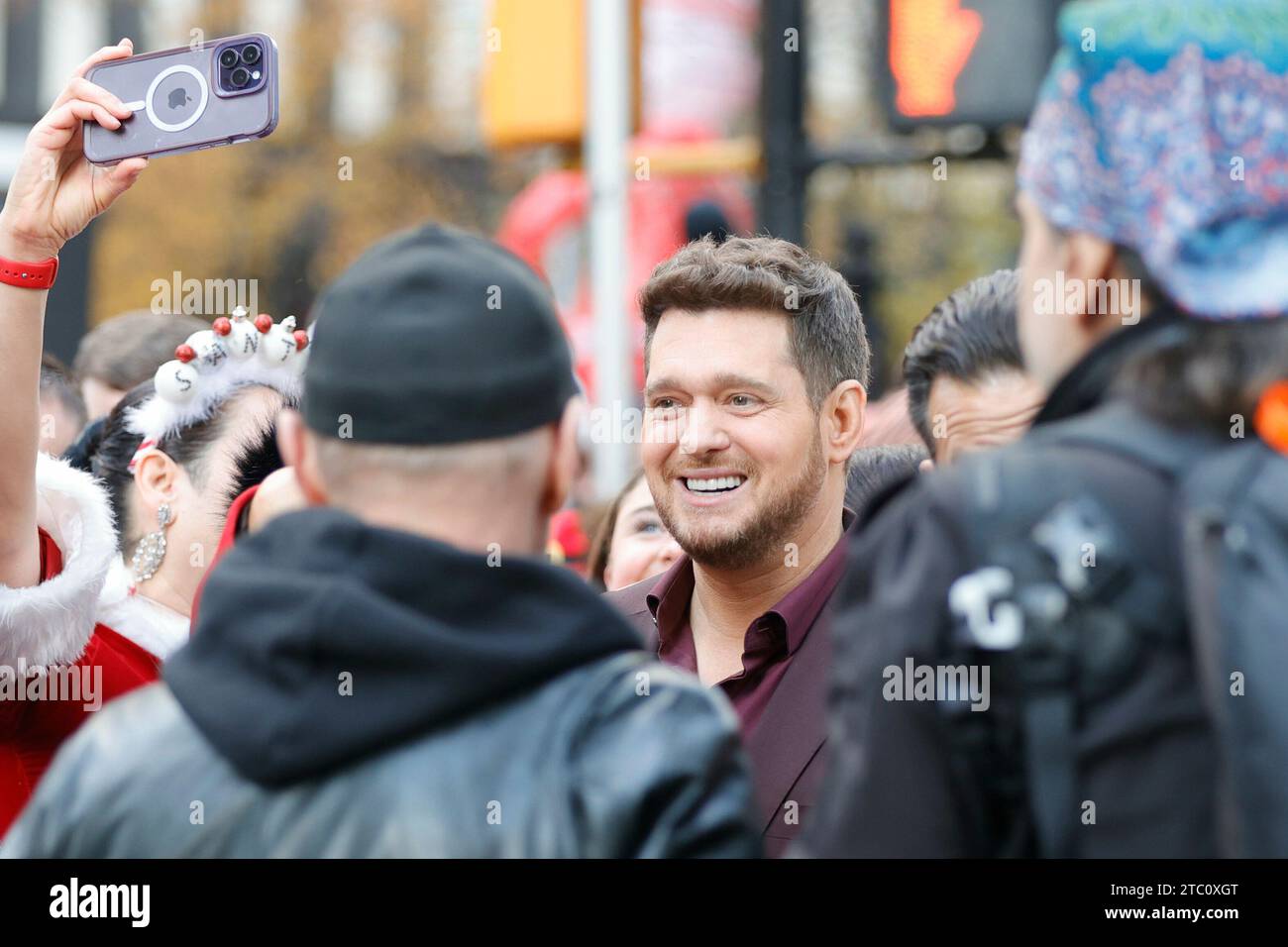 New York, USA, December 09, 2023 - Singer Michael Buble along with ...