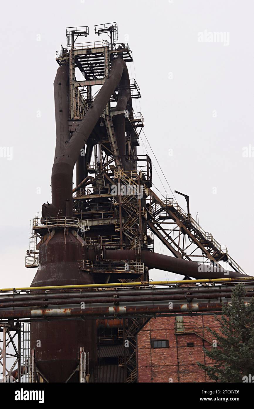 Old blast furnace hi-res stock photography and images - Alamy