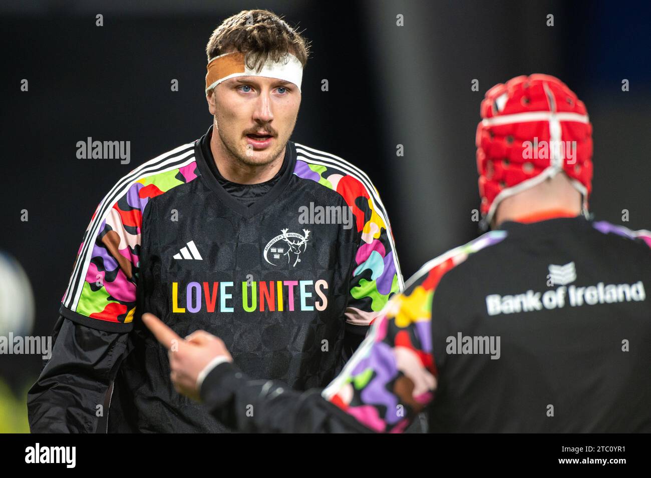 Limerick, Ireland. 09th Dec, 2023. Tom Ahern of Munster during the ...