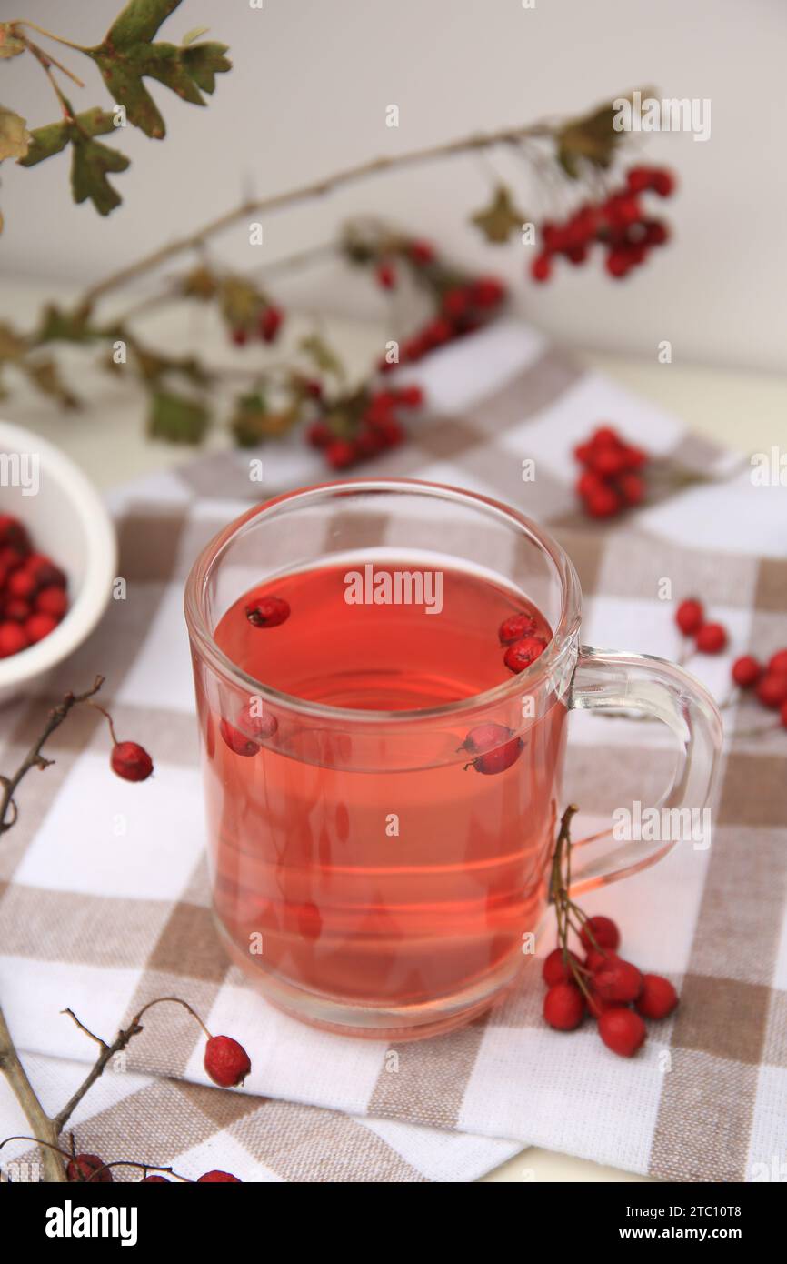 Hawthorn berry tea hi-res stock photography and images - Alamy