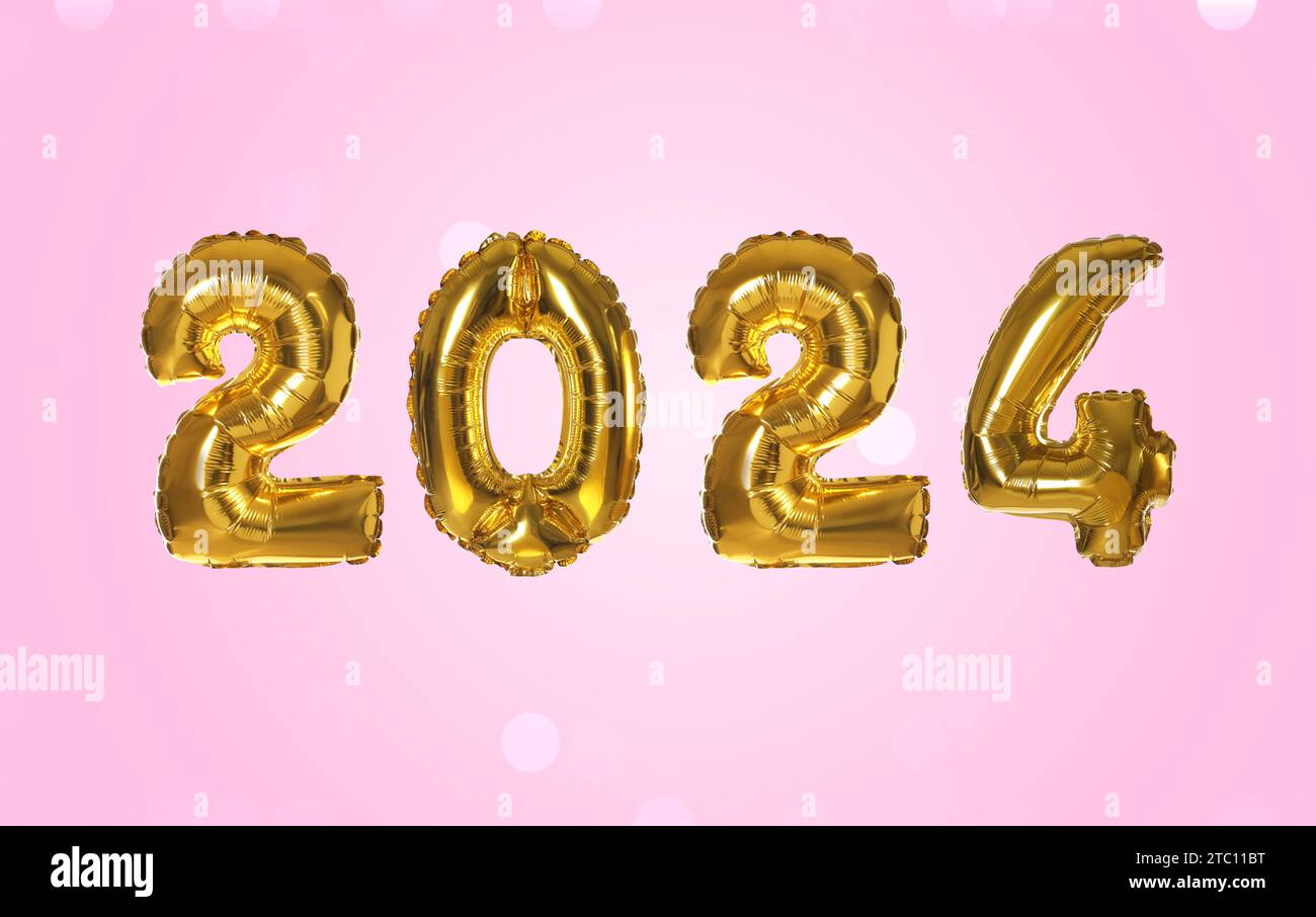 2024 golden number hi-res stock photography and images - Alamy