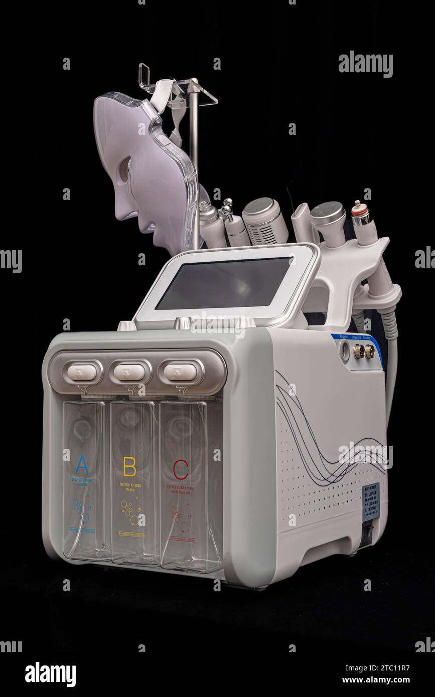 image of a hydrafacial device for health care and facial cleansing ...