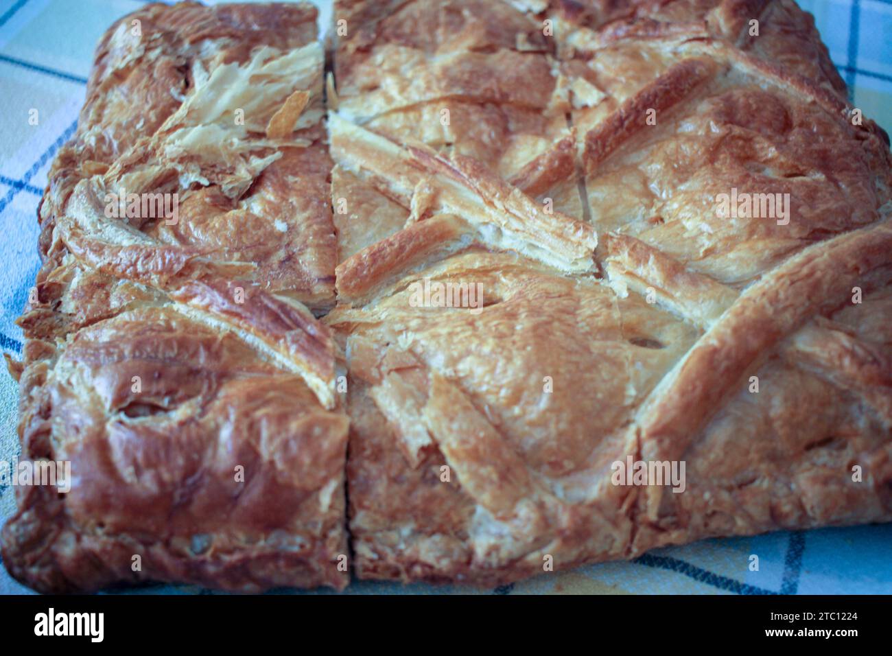 Delicious Galician Delight: Traditional Pastry Pocket Stuffed with Ham ...