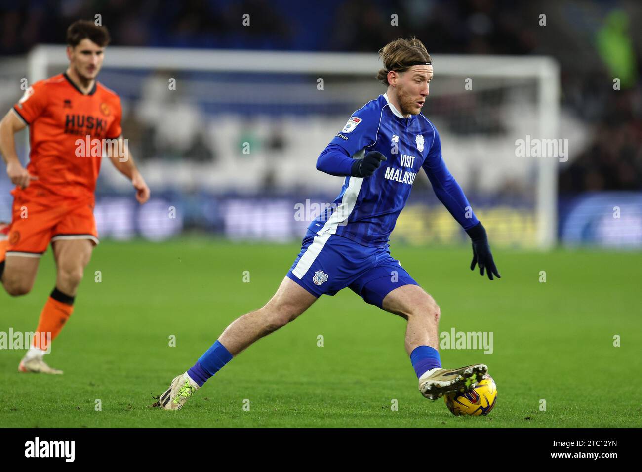 Cardiff, UK. 09th Dec, 2023. Josh Bowler of Cardiff City in action. EFL ...