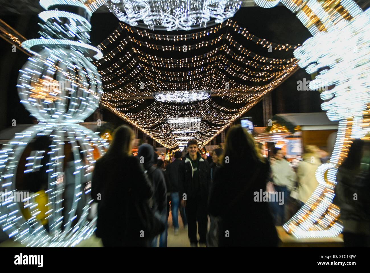 Valletta, The fairyland decorated with Christmas lights was opened on ...