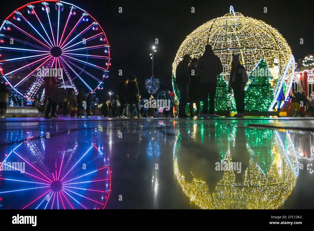 Valletta, The fairyland decorated with Christmas lights was opened on ...