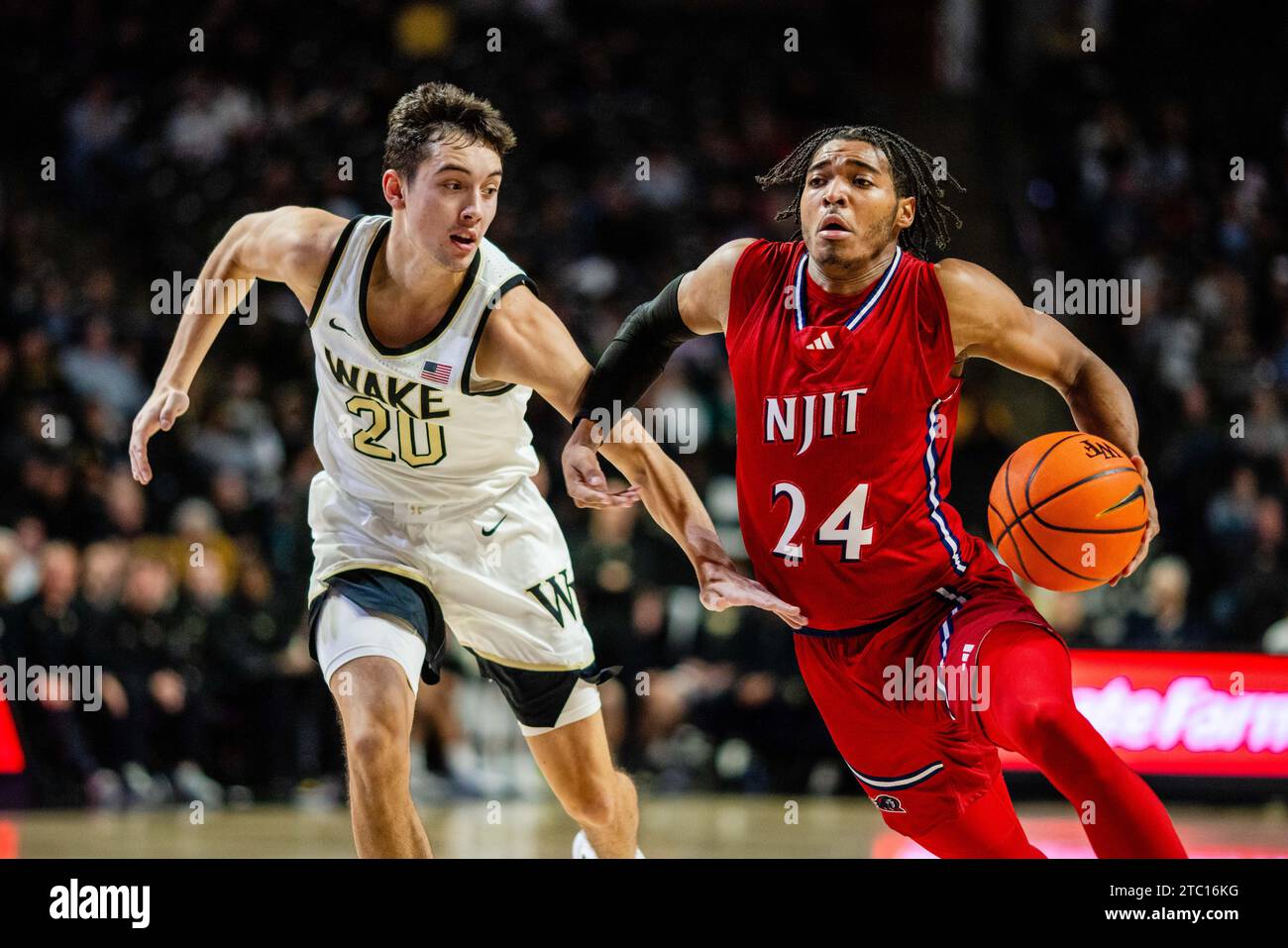December 9, 2023: Wake Forest Demon Deacons guard Parker Friedrichsen ...