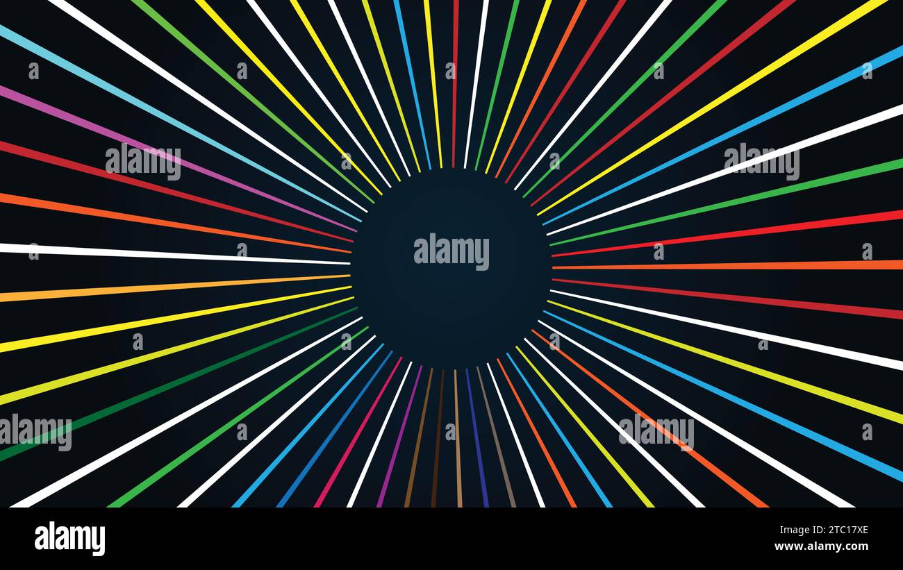 Explosion of rainbow colours Stock Vector Images - Alamy