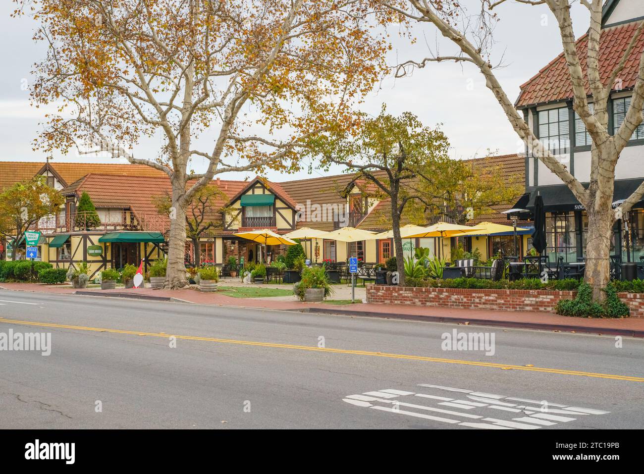 Solvang, California, USA - December 8, 2022 Solvang, city in Southern ...
