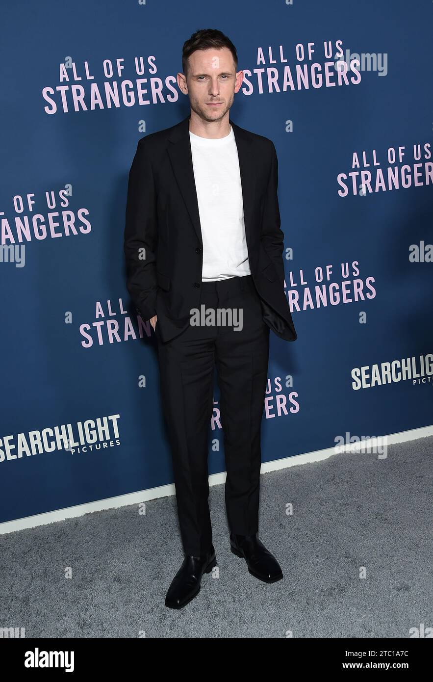 Los Angeles, USA. 09th Dec, 2023. Jamie Bell arriving at the “All Of Us ...