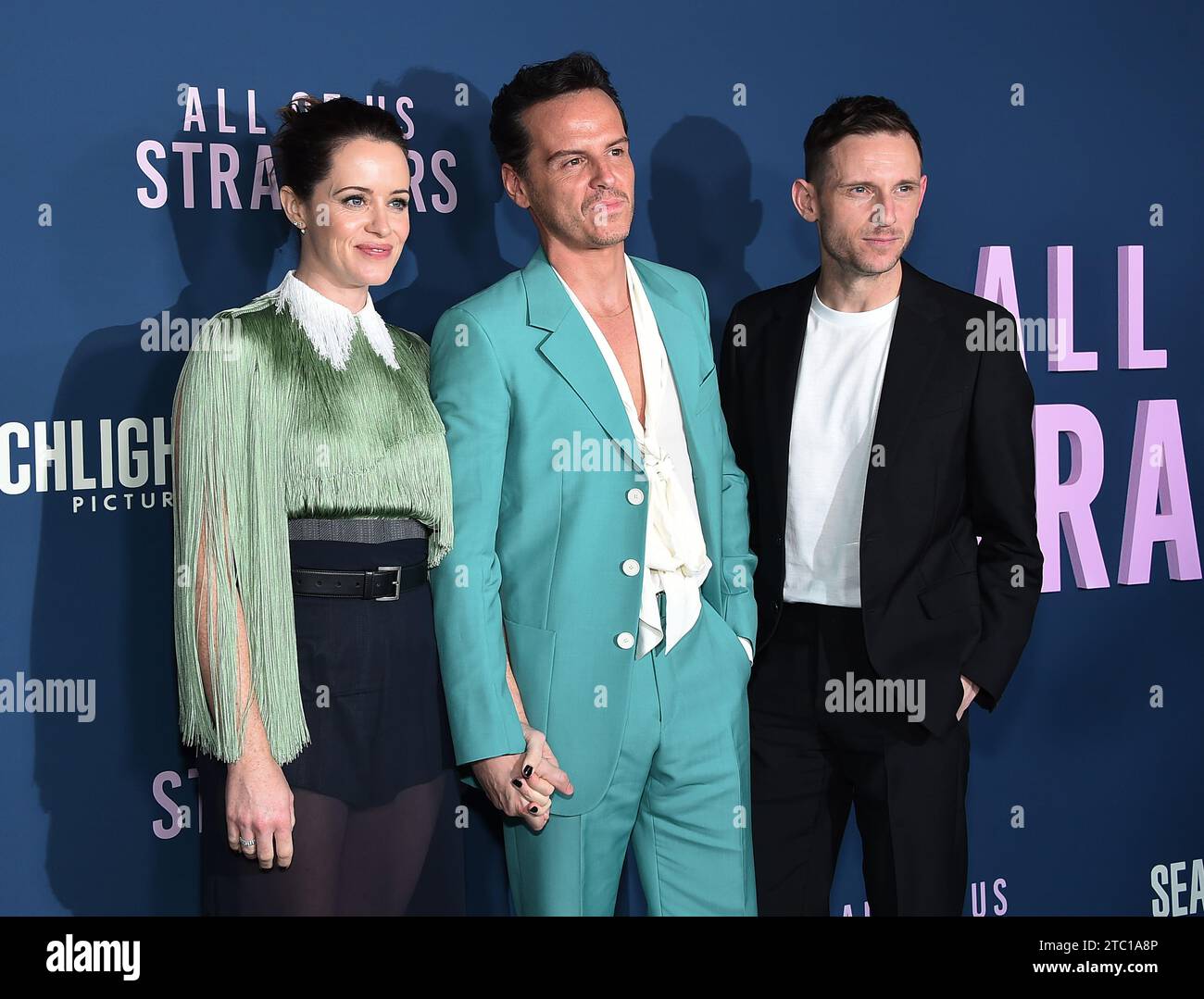 Los Angeles, USA. 09th Dec, 2023. Claire Foy, Andrew Scott and Jamie ...