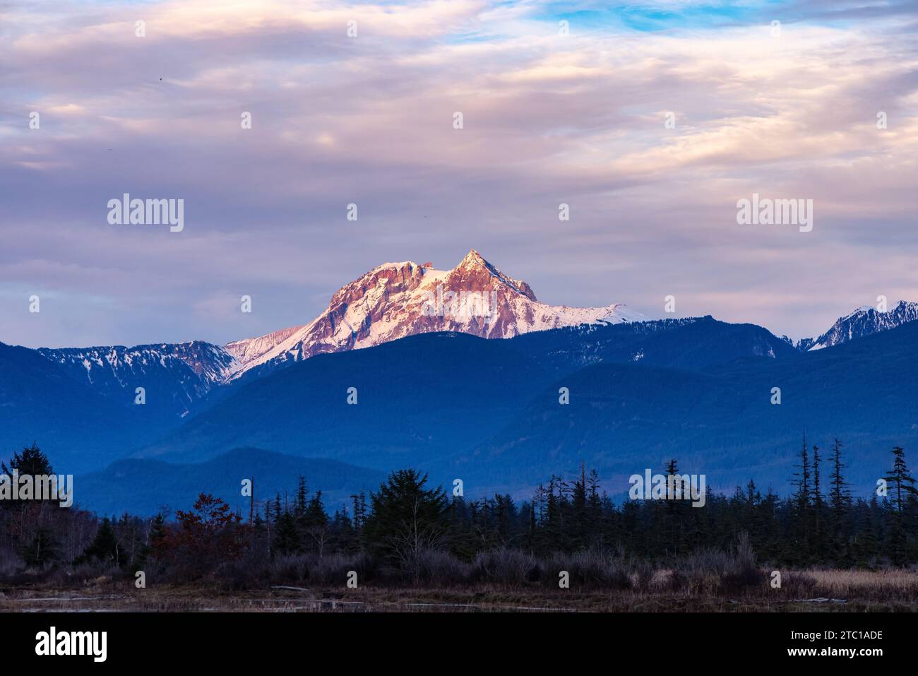Wetlands surrounded by Mountains in Canadian Nature. Fall Season ...