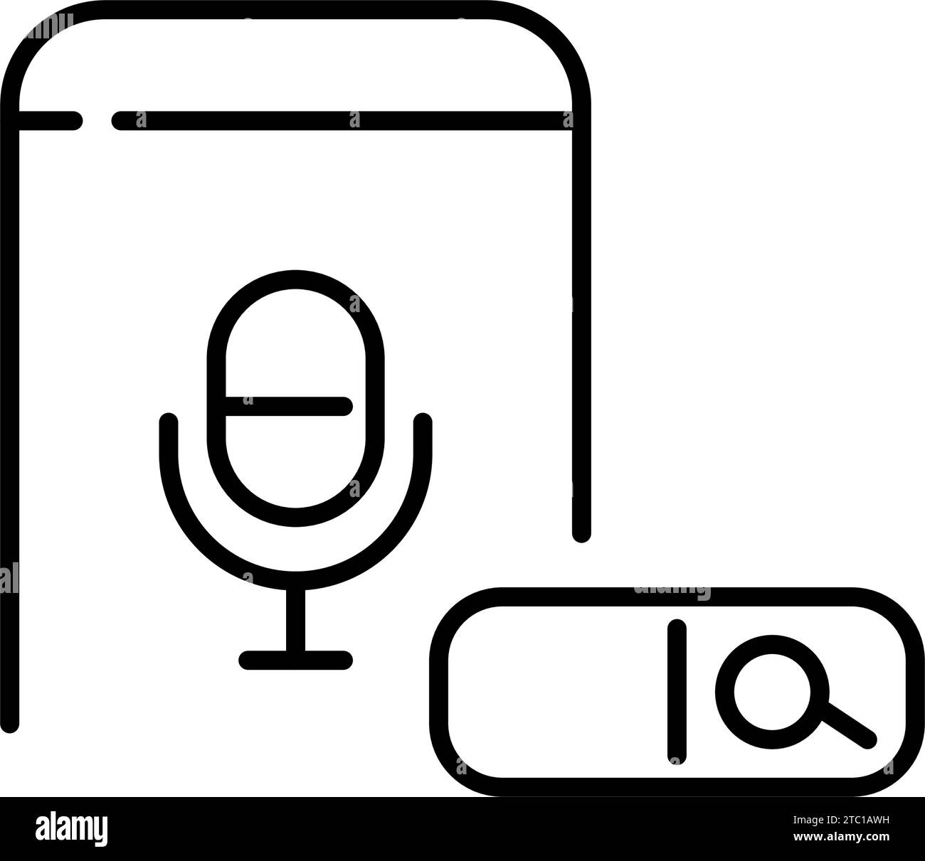Using personal voice assistant on smartphone app. Pixel perfect ...