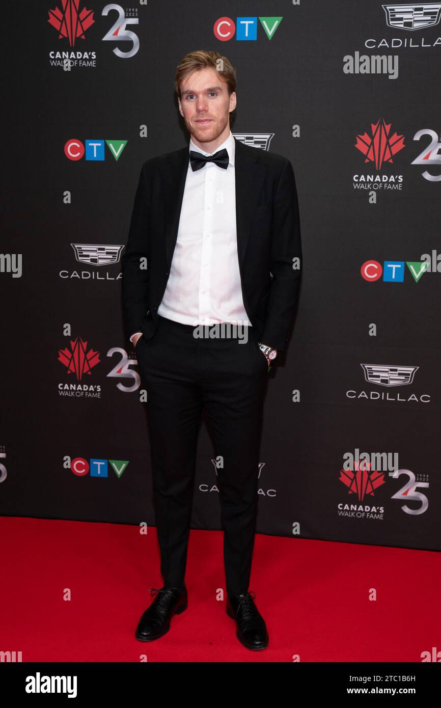 Toronto, Canada. 02nd Dec, 2023. Connor McDavid attends Canada's Walk ...