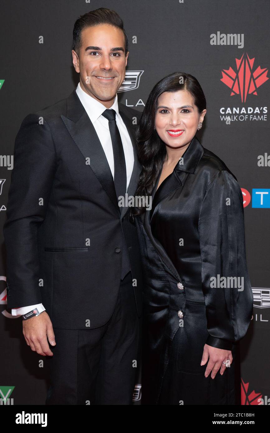 Toronto, Canada. 02nd Dec, 2023. Omar Sachedina, Ayesha Sachedina ...