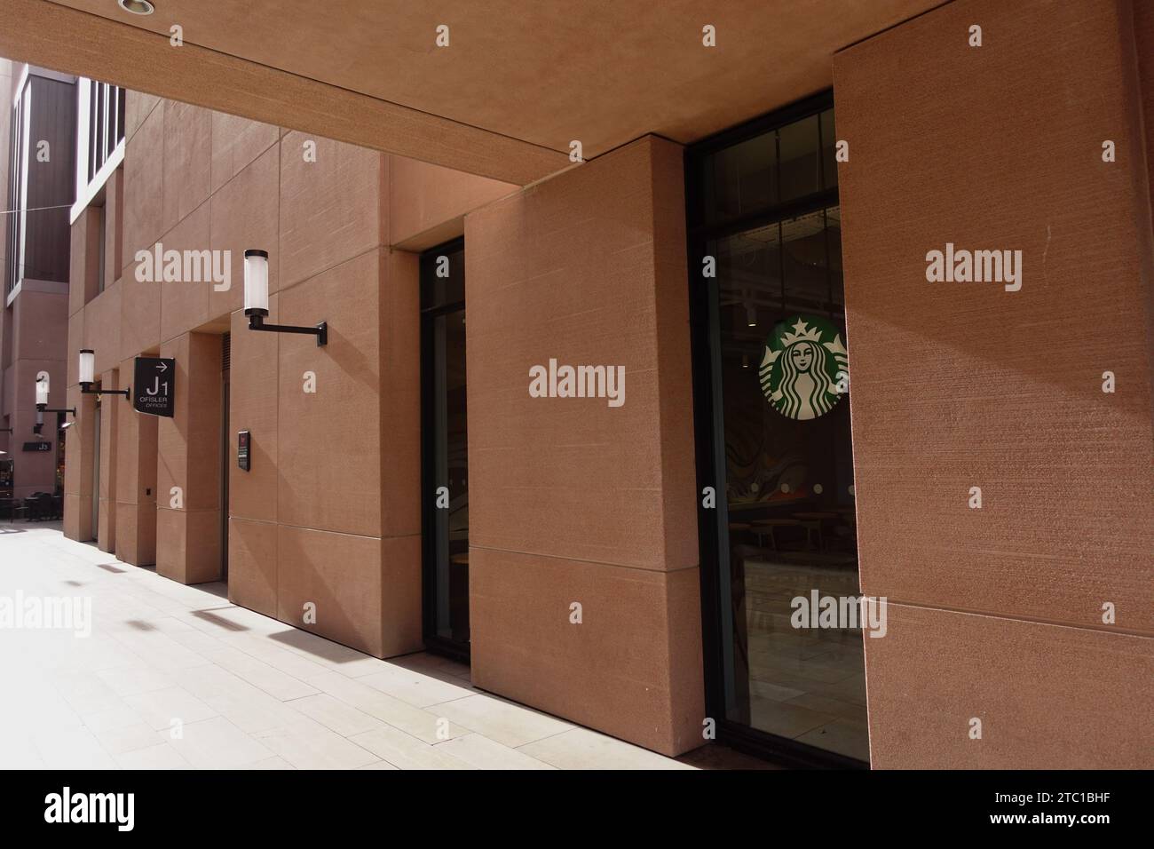 turkey istanbul 17 november 2023. Front of the Starbucks store in ...