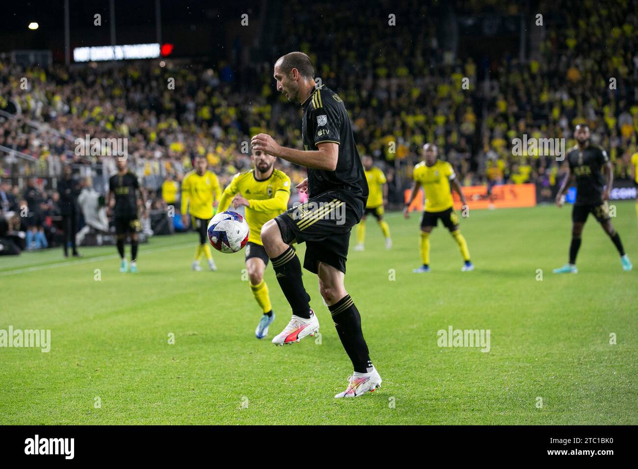 Columbus, Ohio, USA. 9th December, 2023. LAFC defender Giorgio Chiellini (14). Columbus Crew ...
