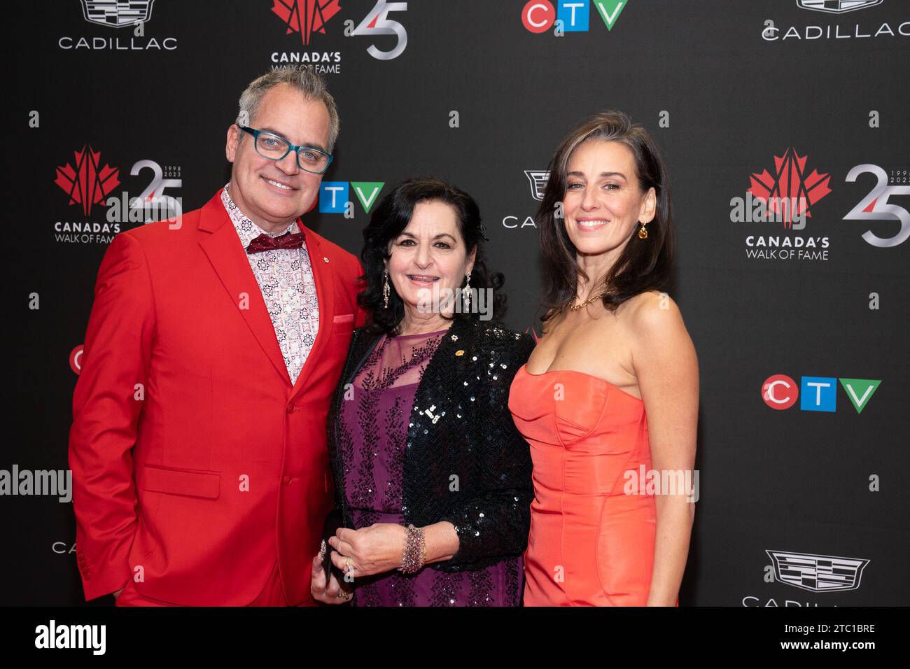 Toronto, Canada. 02nd Dec, 2023. (From L-R) Rex Harrington, Veronica ...