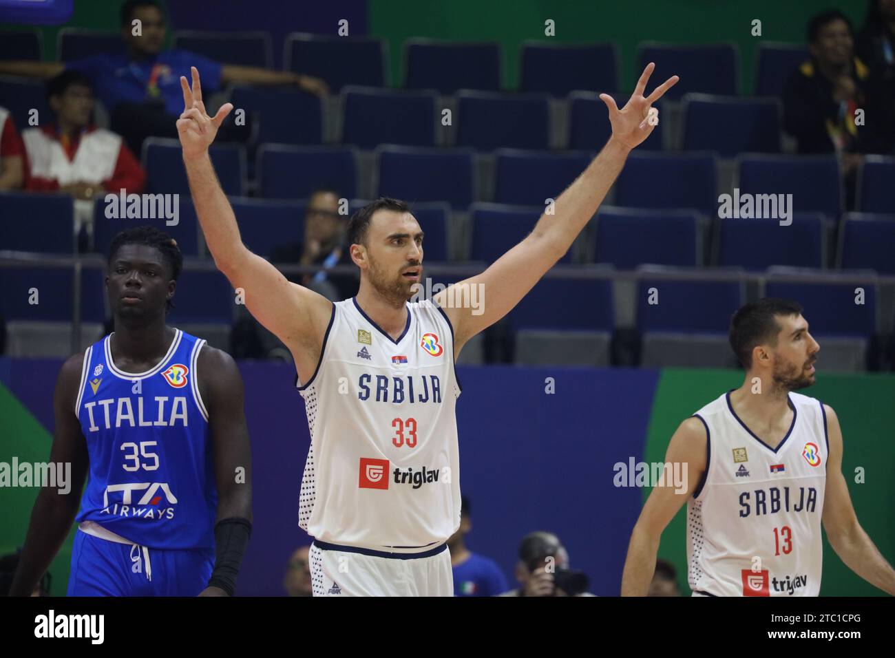 2023 FIBA World Cup Italy VS Serbia in Manila Stock Photo - Alamy