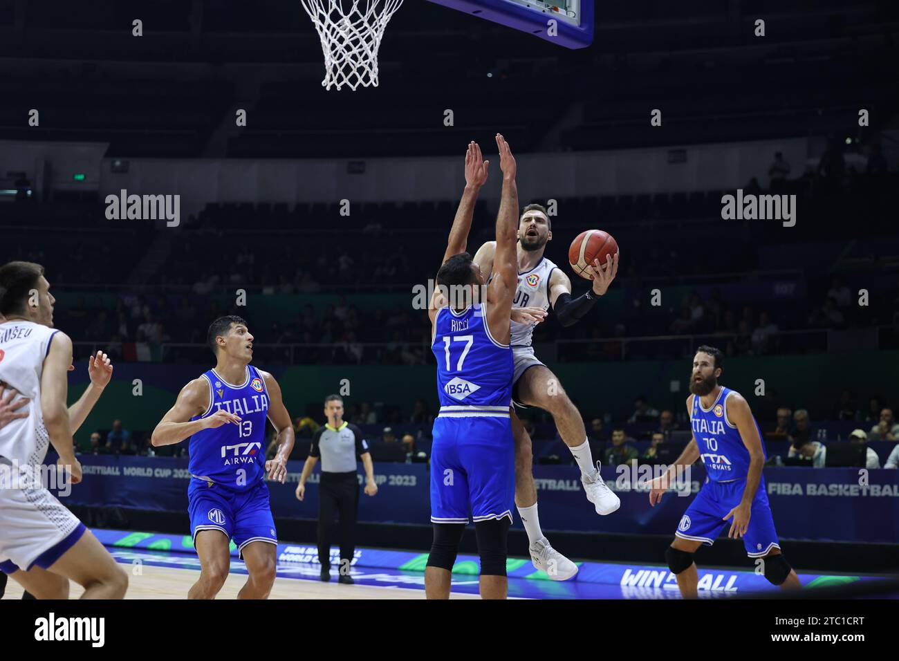 2023 FIBA World Cup Italy VS Serbia in Manila Stock Photo - Alamy