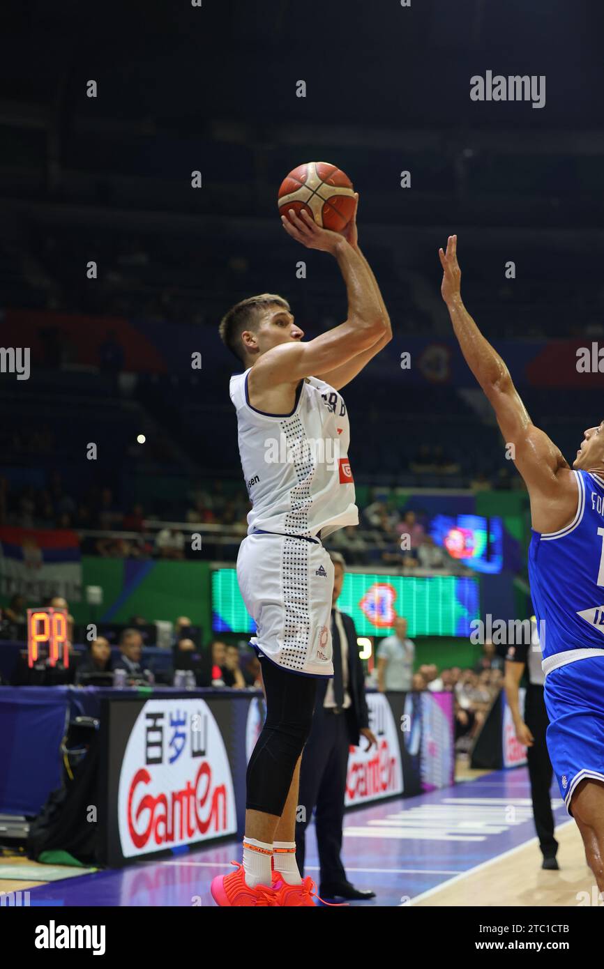 2023 FIBA World Cup Italy VS Serbia in Manila Stock Photo - Alamy