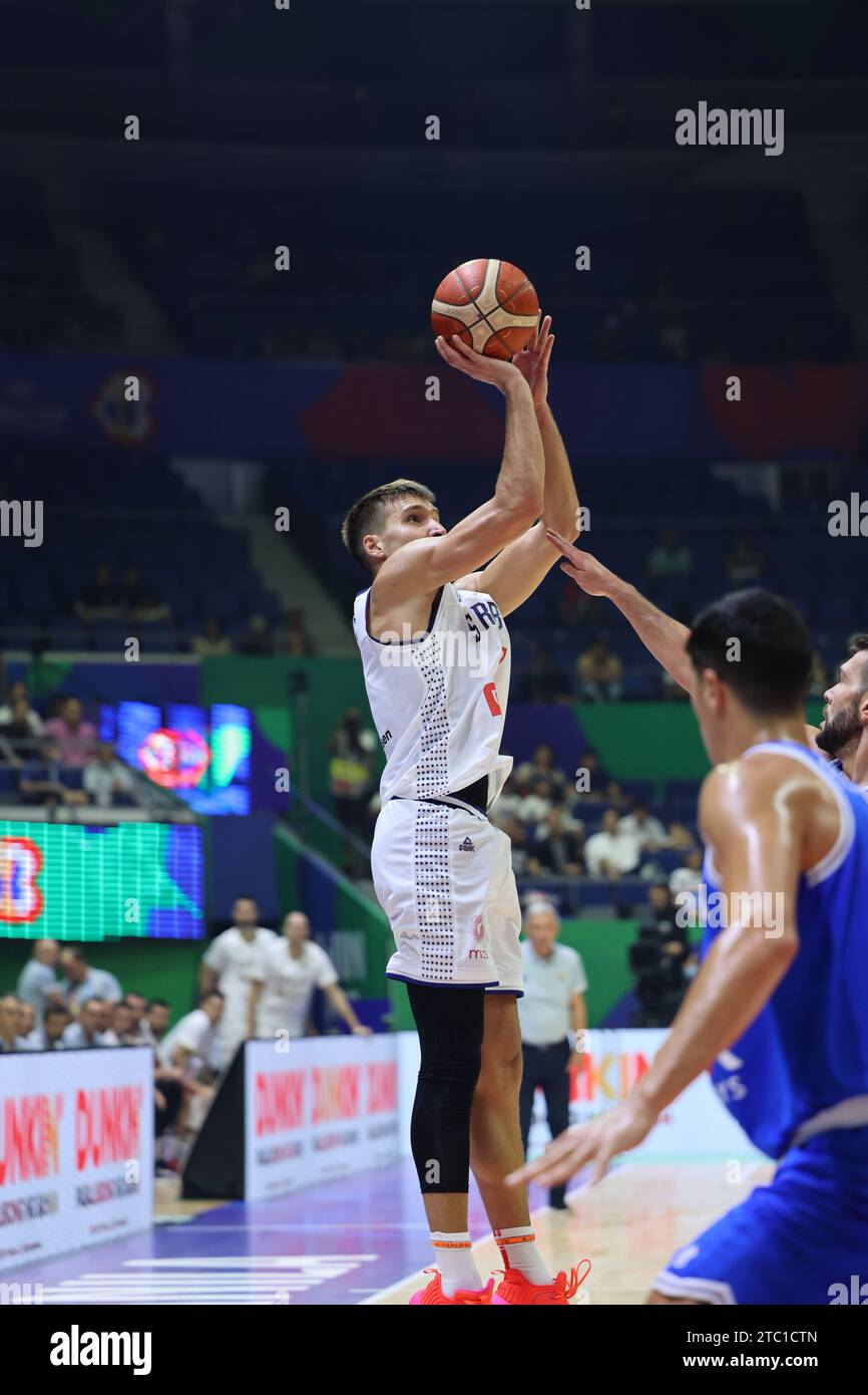 2023 FIBA World Cup Italy VS Serbia in Manila Stock Photo - Alamy