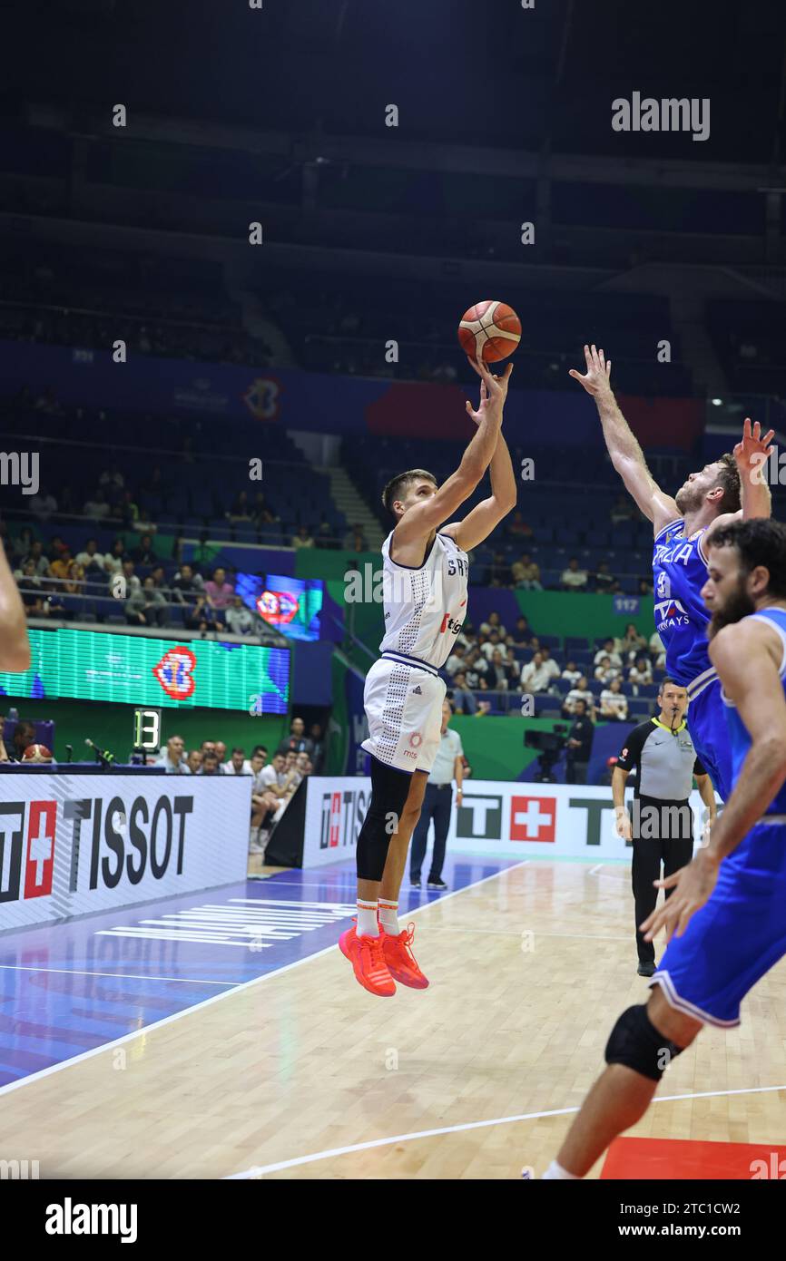 2023 FIBA World Cup Italy VS Serbia in Manila Stock Photo - Alamy