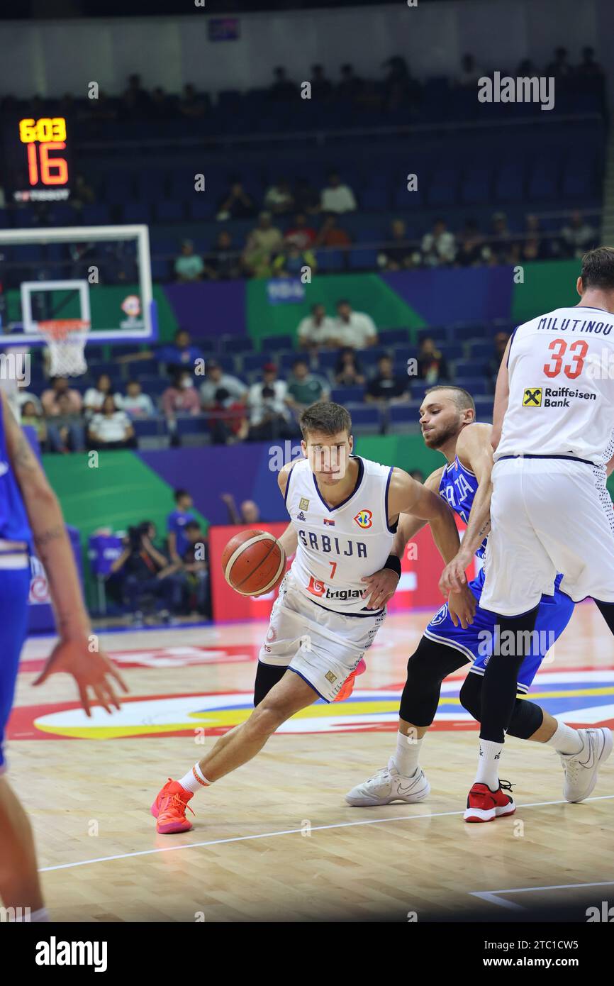 2023 FIBA World Cup Italy VS Serbia in Manila Stock Photo - Alamy