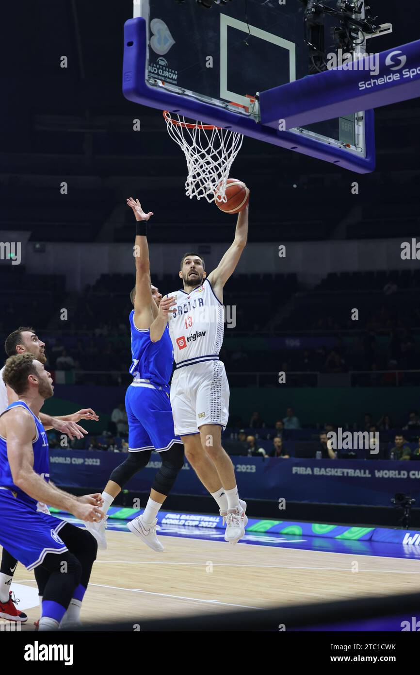 2023 FIBA World Cup Italy VS Serbia in Manila Stock Photo - Alamy