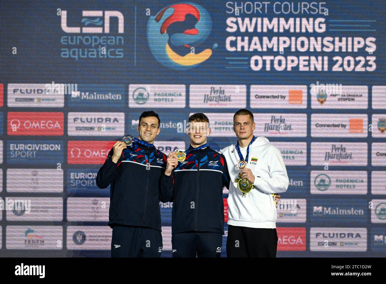 James Guy of Great Britain, silver, Matthew Richards of Great Britain ...