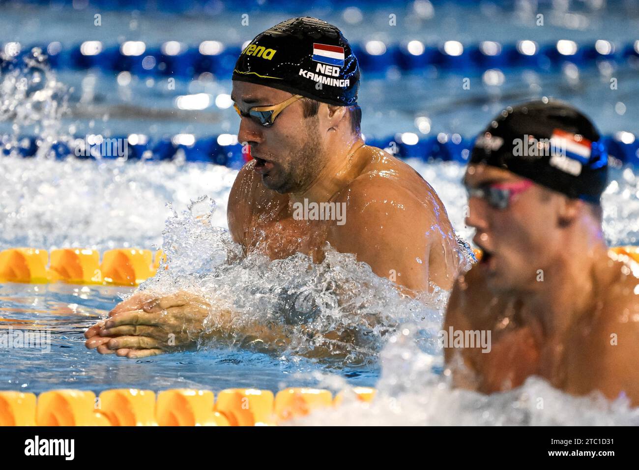 Arno Kamminga of Netherlands competes in the 200m Breaststroke Men ...