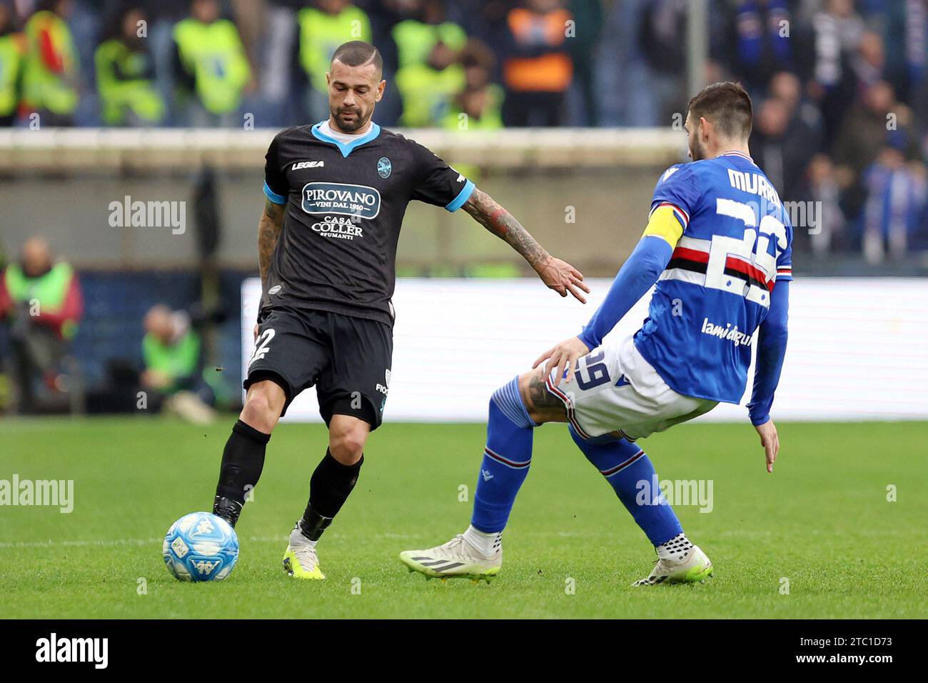 Genoa, Italy. 09th Dec, 2023. Franco Lepore of Lecco 1912 in action ...