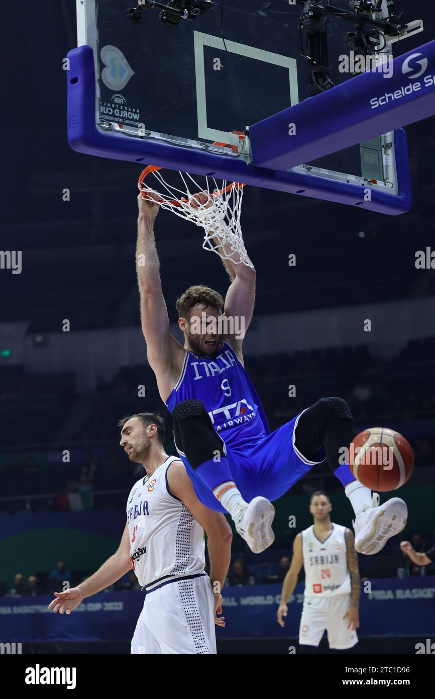 2023 FIBA World Cup Italy VS Serbia in Manila Stock Photo - Alamy
