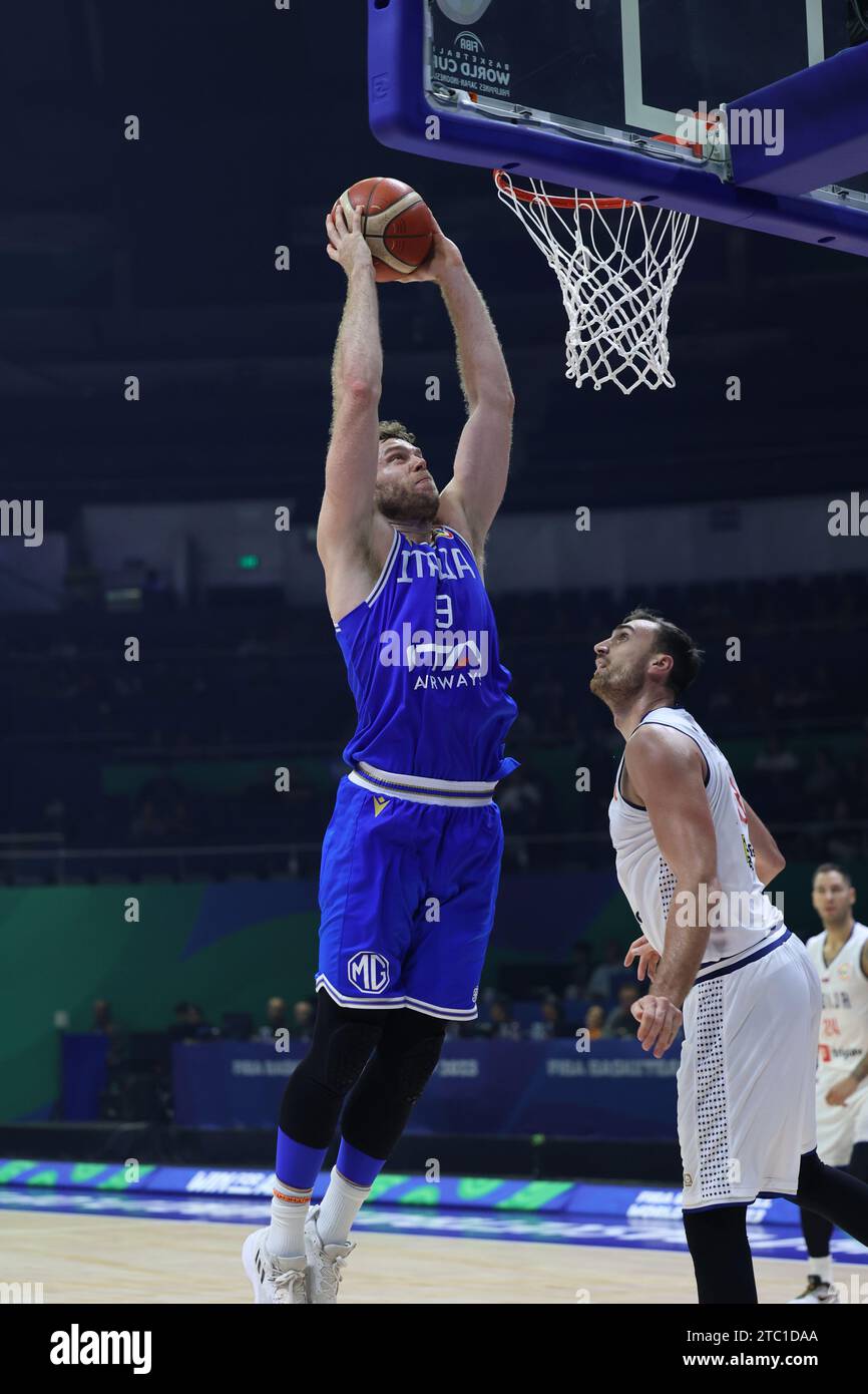 2023 FIBA World Cup Italy VS Serbia in Manila Stock Photo - Alamy