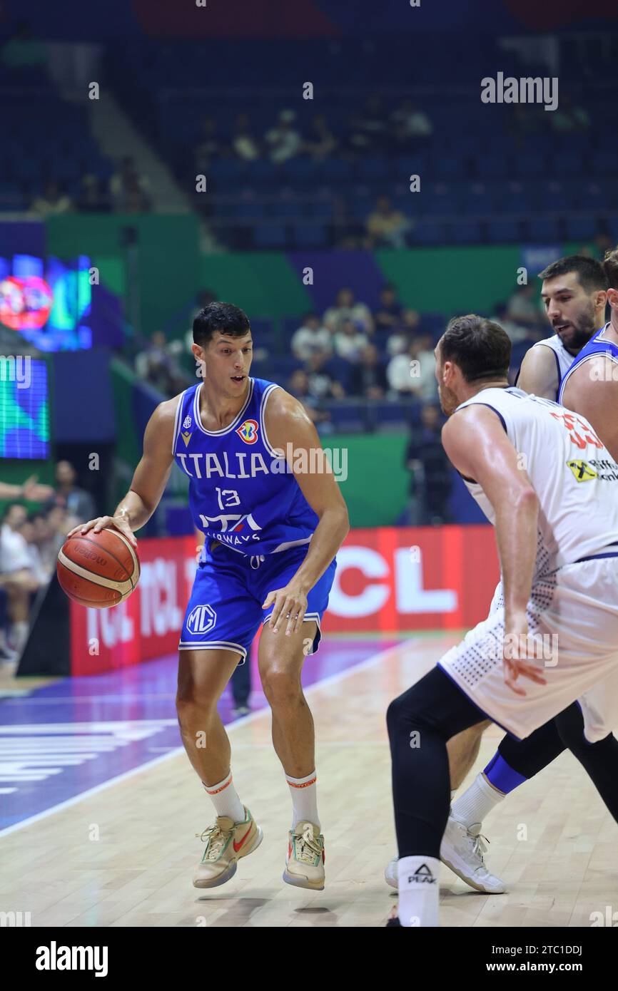 2023 FIBA World Cup Italy VS Serbia in Manila Stock Photo - Alamy